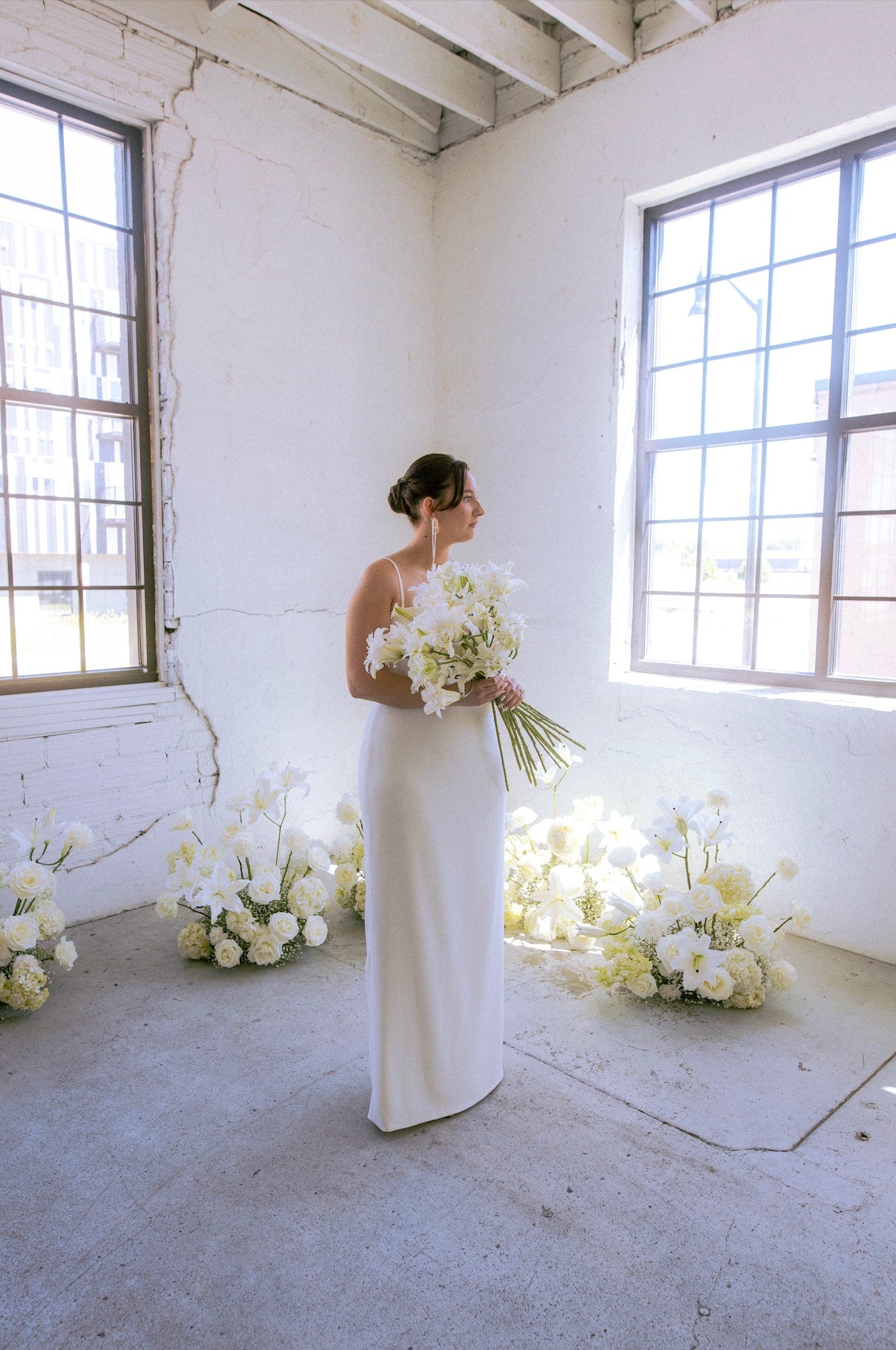 Emily + Matthew: Lilies in Love | Wedding at Ivy & Rose Warehouse in ...